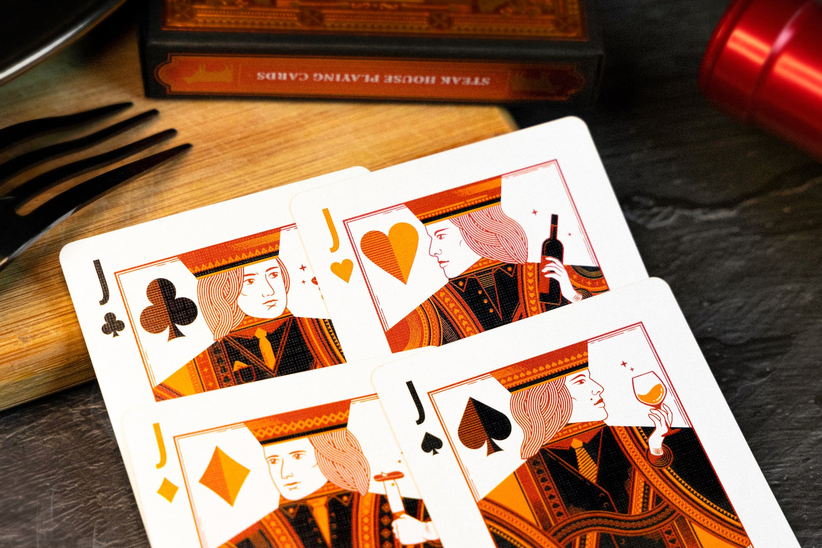 Steak Playing Cards - Riffle Shuffle Playing Card Co