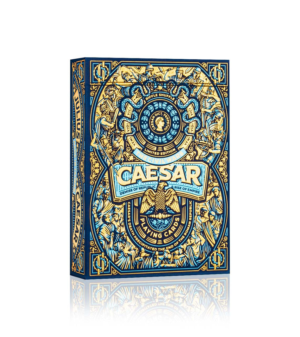 Caesar Playing Cards - Blue Edition By Riffle Shuffle Playing Card Co.