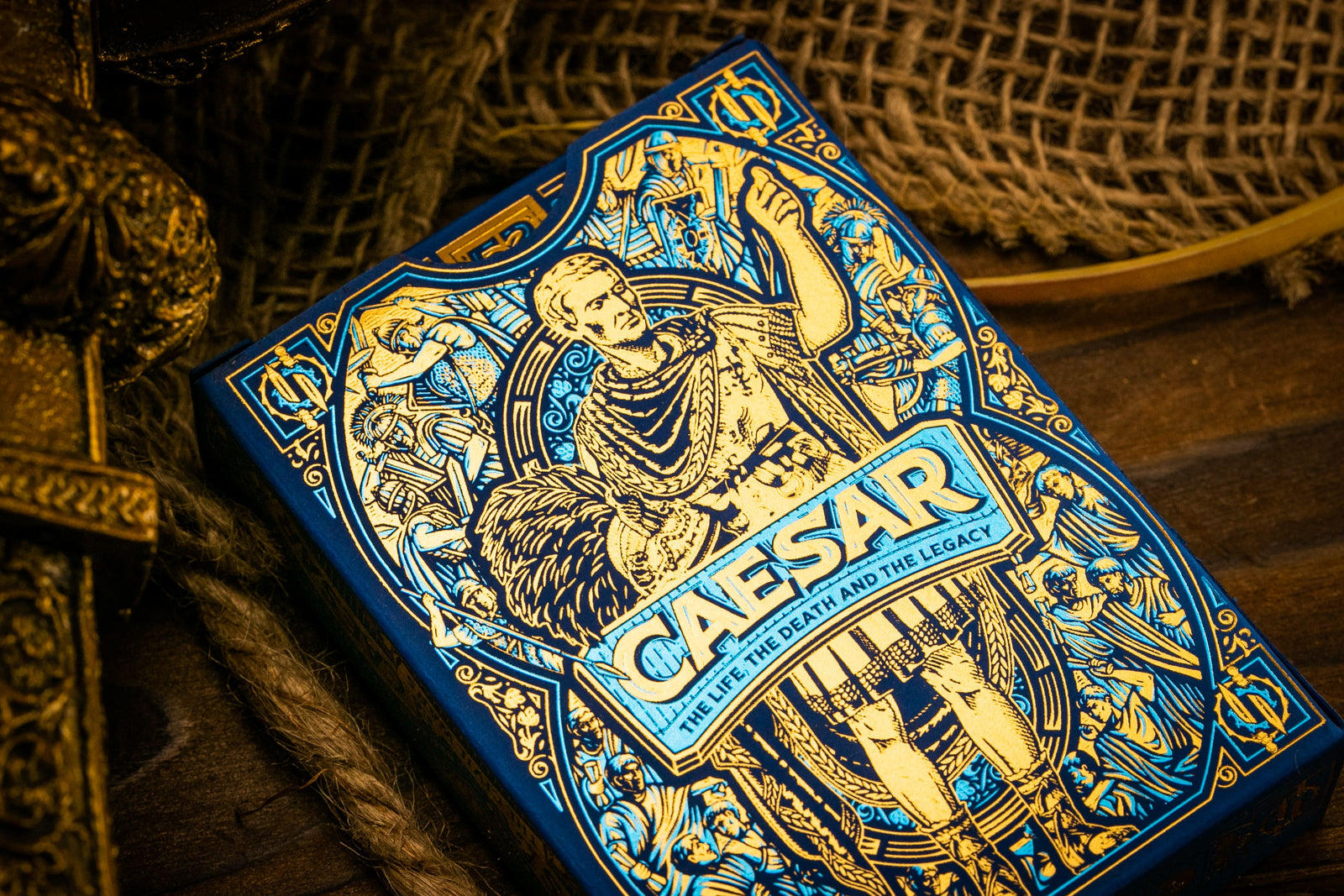 Caesar Playing Cards - Blue Edition By Riffle Shuffle Playing Card Co.