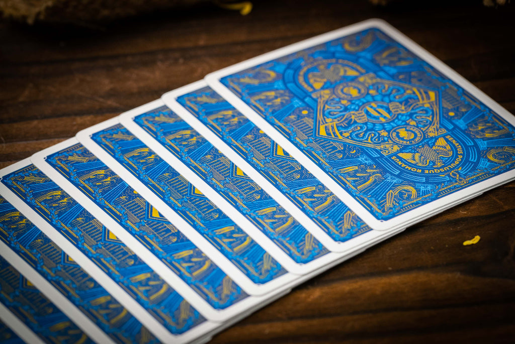 Caesar Playing Cards - Blue Edition By Riffle Shuffle Playing Card Co.