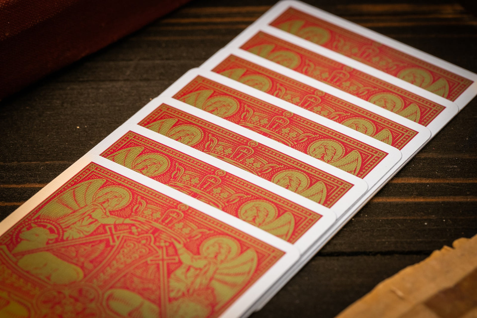 The Cross Playing Cards (Maroon Martyrs Edition) By Riffle Shuffle ...