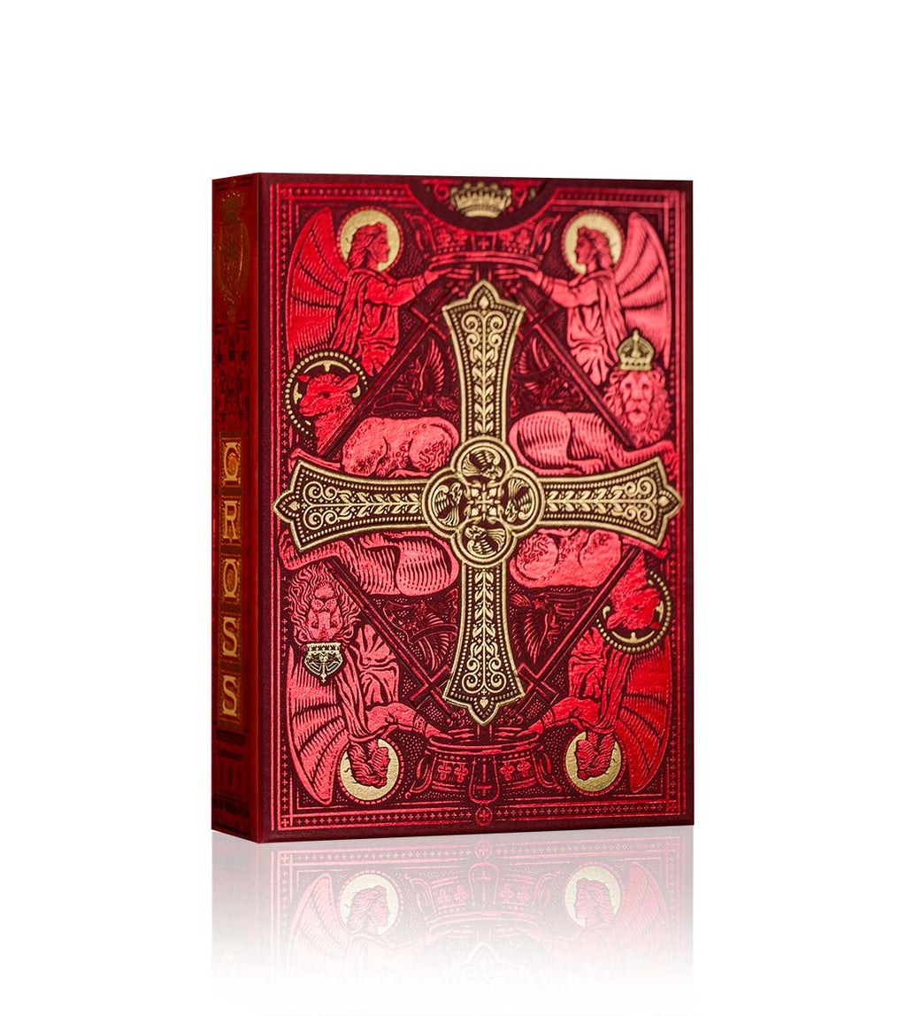 The Cross Playing Cards (Maroon Martyrs Edition) By Riffle Shuffle ...
