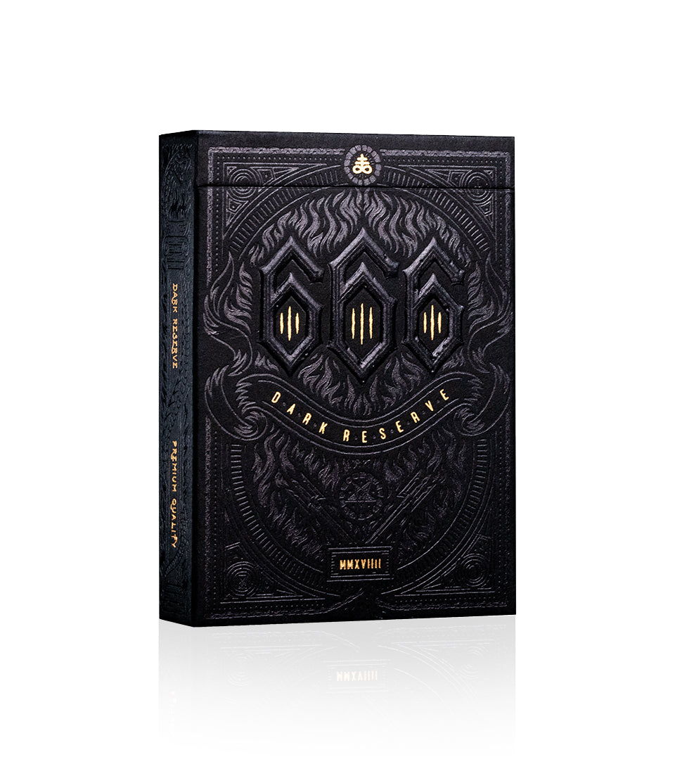 666 Playing Cards - Dark Reserve – Riffle Shuffle Playing Card Co
