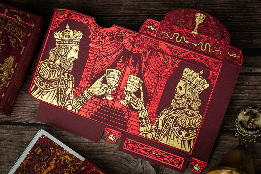 Eternal Reign Ruby Empire – Riffle Shuffle Playing Card Co