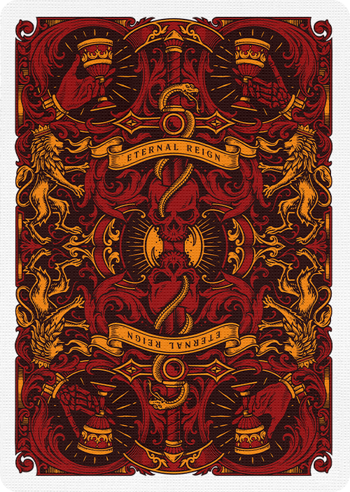 Eternal Reign Ruby Empire – Riffle Shuffle Playing Card Co