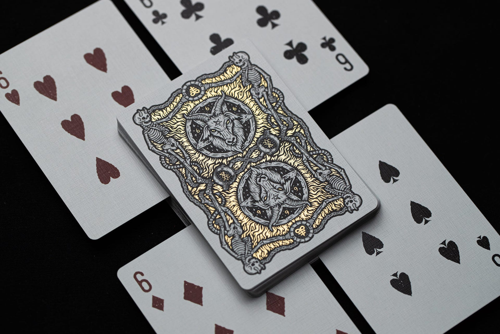 666 Playing Cards - Dark Reserve – Riffle Shuffle Playing Card Co