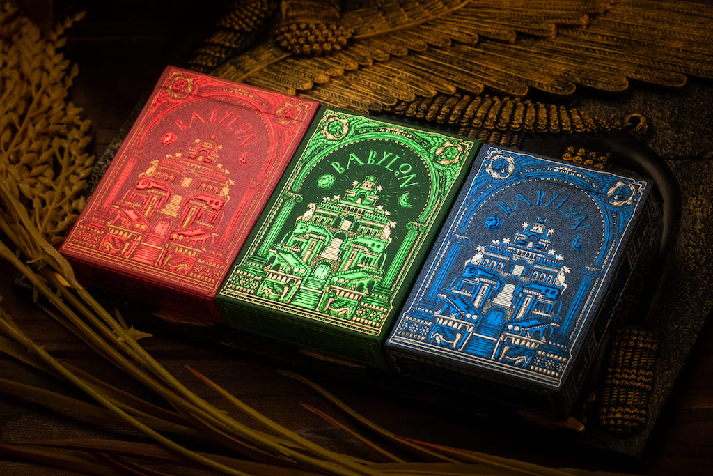Babylon Playing Cards Forest Green Edition - Riffle Shuffle Playing Card Co