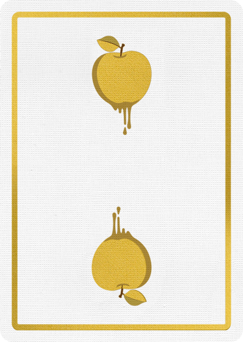 Slicer v2 Golden Apple playing cards - Organic Playing Cards – Riffle ...